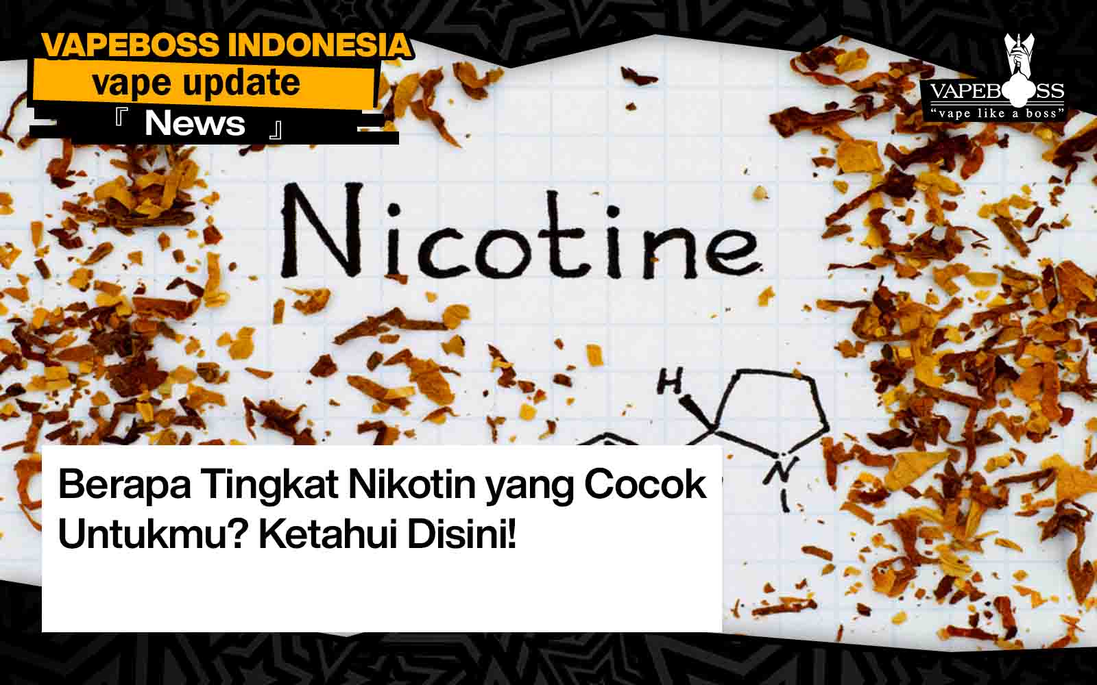 Berapa Tingkat Nikotin yang Cocok Untukmu? Ketahui Disini! » Vapeboss ...